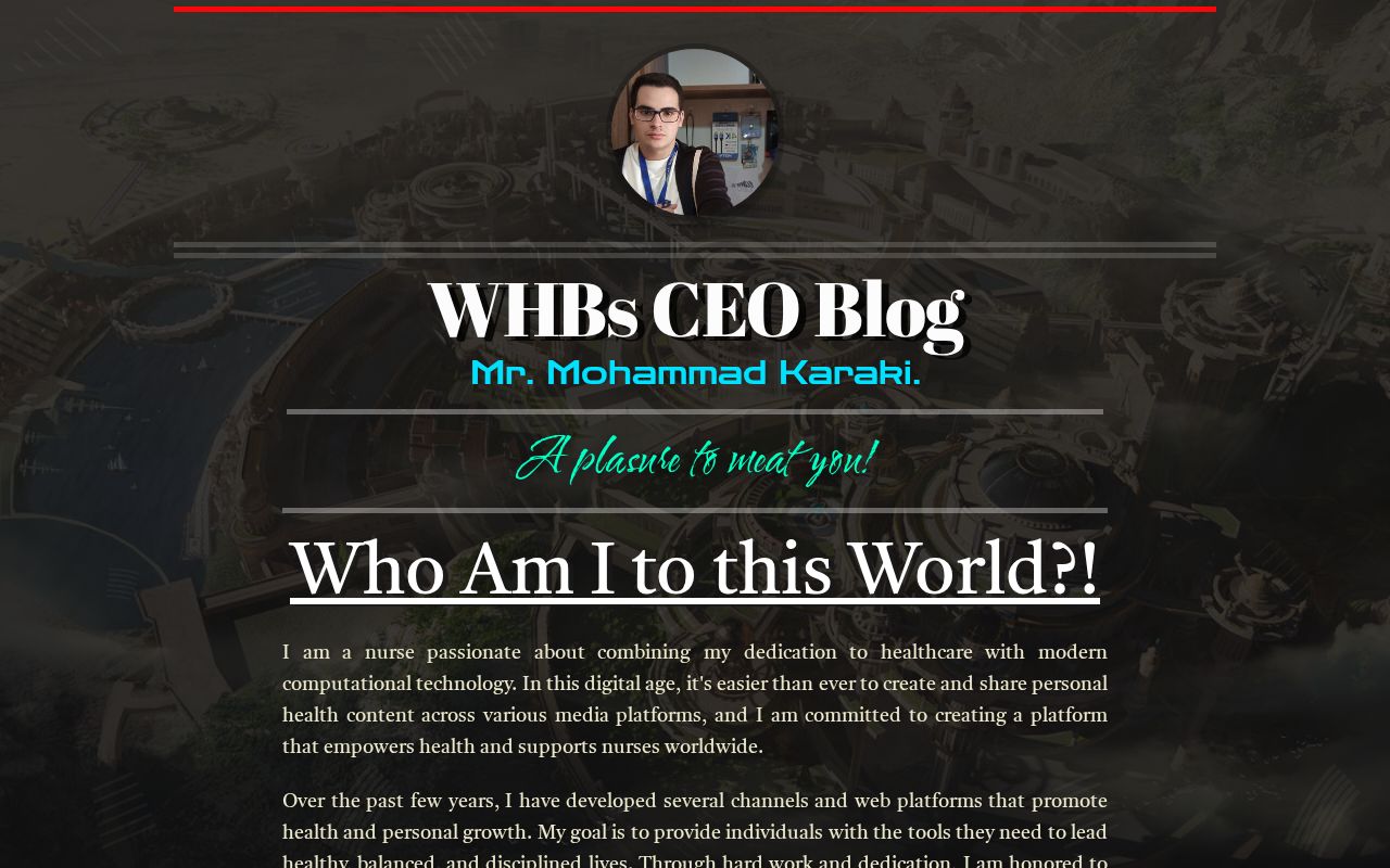 Mr. WHBs CEO